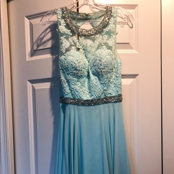 Dresses | Tiffany Blue Prom Dress | Poshmark